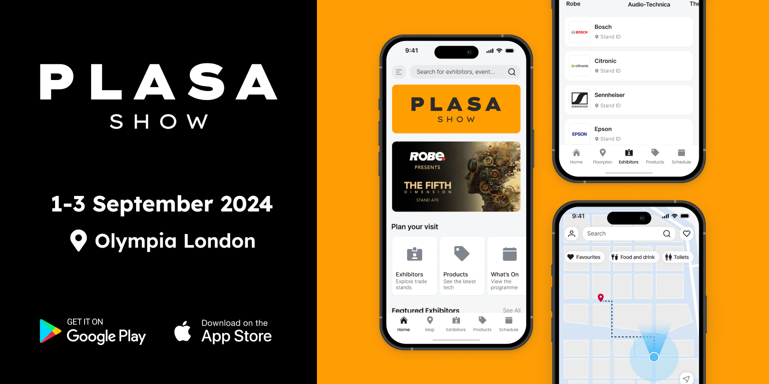 Sitka partners with PLASA Show 2024 - Sitka